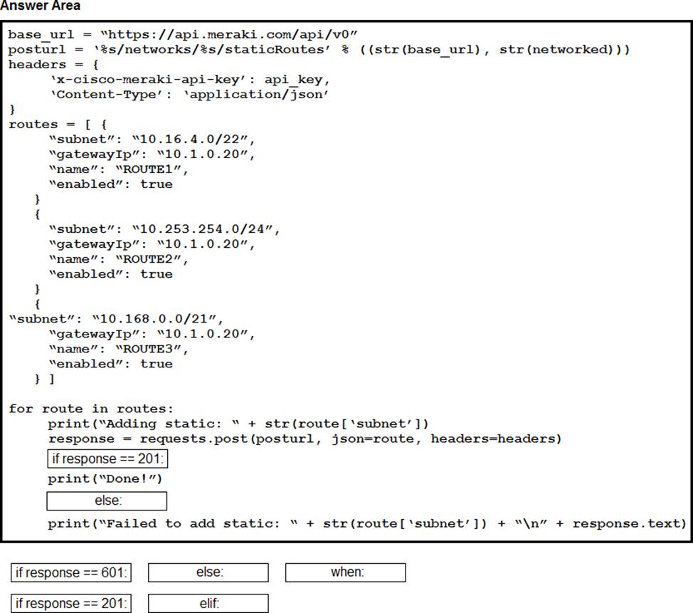 Drag And Drop The Expressions From Below Onto The Code To Implement Error Handling Not All