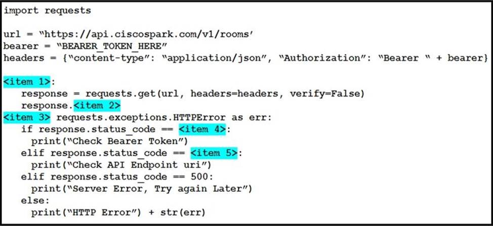 A Developer Is Creating A Python Script To Use The Webex Teams Rest Api To List Joined Spaces